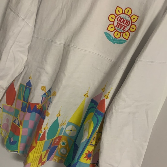 Disney | Tops | Disney Its A Small World Goodbye Spirit Jersey | Poshmark